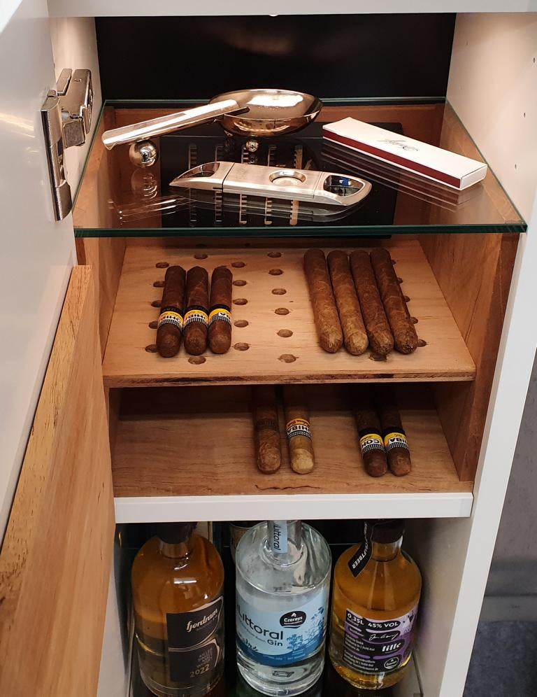 Modul-Option "Cigar-Humidor / Minibar" - ZEITCRAFT